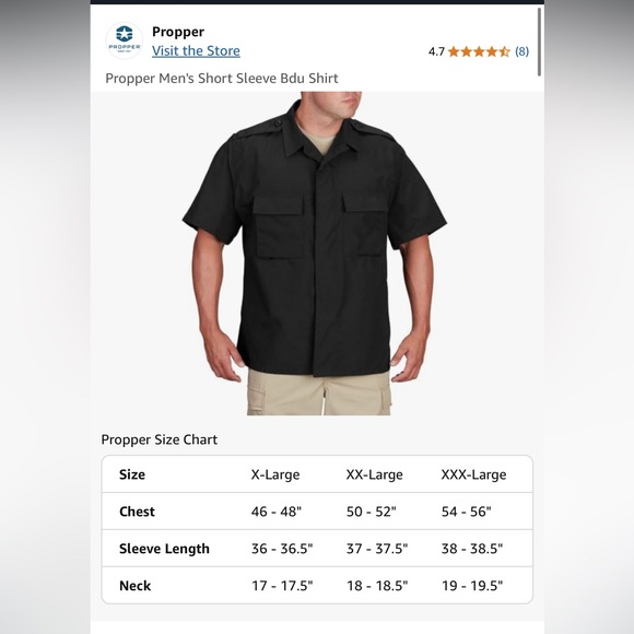 Propper | Jackets & Coats | Propper Black Lightweight Shirt Jacket | Poshmark